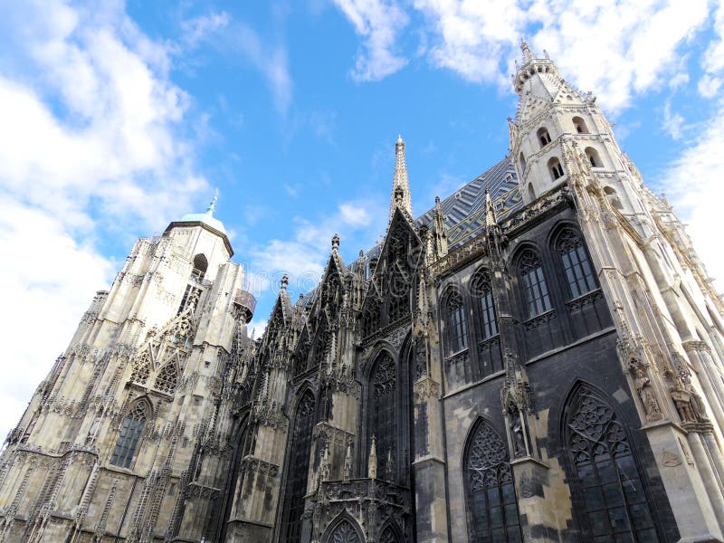 St. Stephan Cathedral in Vienna Austria Stock Image - Image of ...