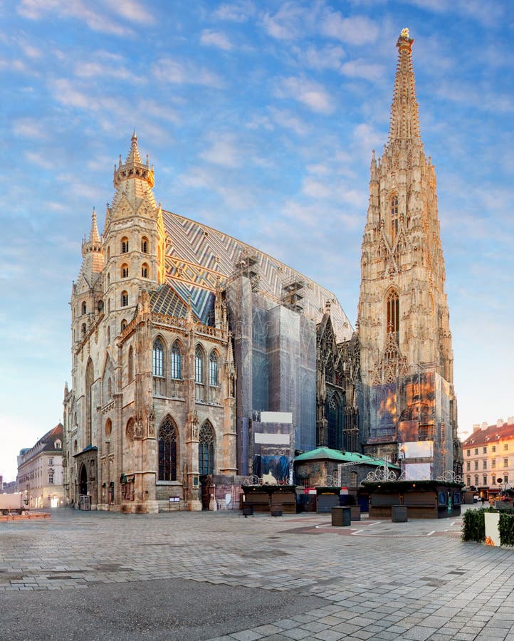 St. Stephan Cathedral in Vienna, Austria Stock Image - Image of tower ...