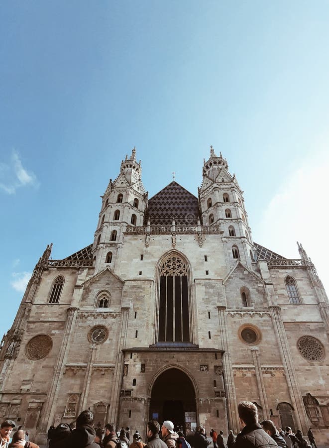 St stephen cathedral editorial stock image. Image of spire - 245515779