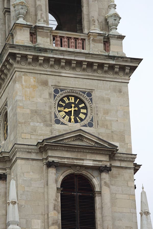 St Stephen Clock stock photo. Image of stephen, hungary - 139743698