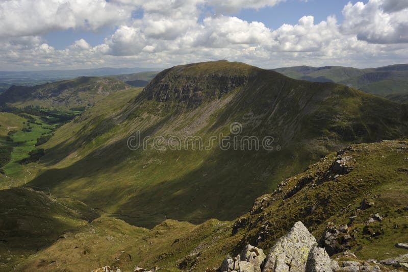 St Sunday Crag stock image. Image of fells, rocks, mountains - 25534991