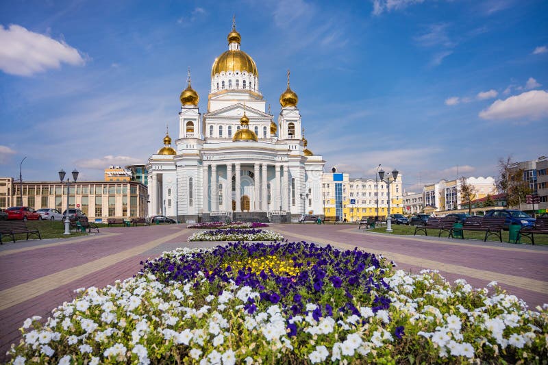 St. Theodore Ushakov in Saransk Stock Image - Image of mordovia ...