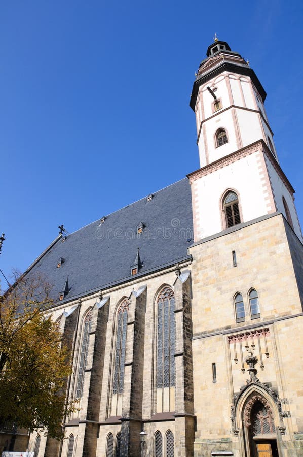 St. Thomas Church - Leipzig, Germany Stock Photo - Image of sachsen ...
