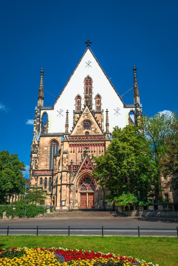 St. Thomas Church in Leipzig, Germany Stock Photo - Image of leipzig ...