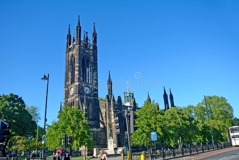 St Thomas Church, Newcastle, Inglaterra Imagem de Stock Editorial ...