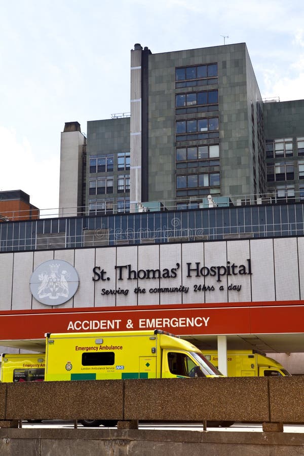 St Thomas Hospital in London Editorial Stock Photo - Image of emergrncy ...