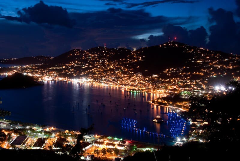 St Thomas - Sunset stock photo. Image of coast, ocean - 11195210