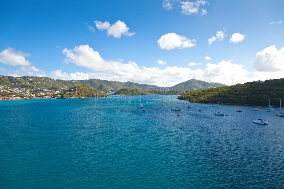 St. Thomas USVI stock image. Image of marina, virgin - 31455421