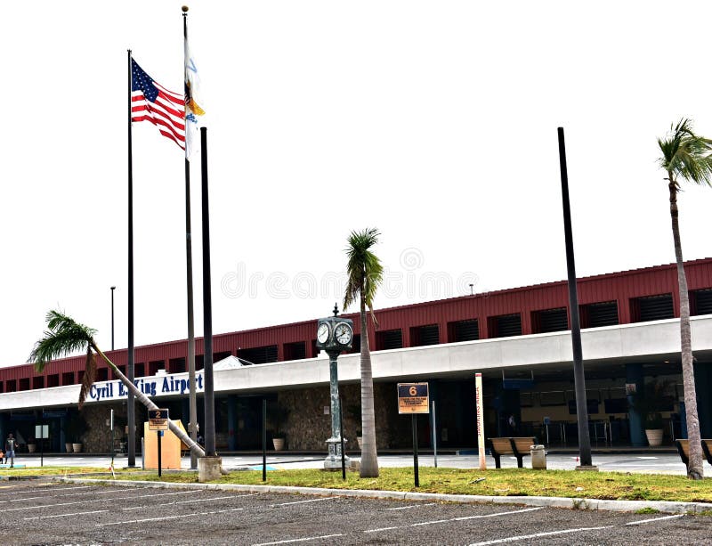 St. Thonus Virgin Islas Cyril E King Imagen de archivo editorial ...