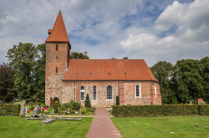 St. Ulrichs Church in Historical Rastede Stock Image - Image of ...