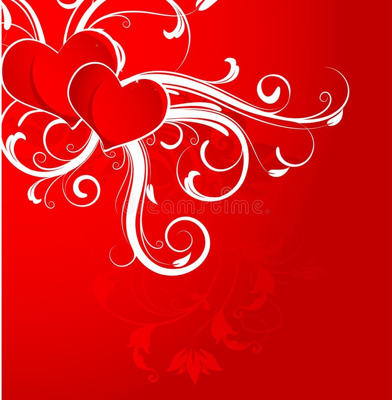 St. Valentine background. stock vector. Illustration of frame - 7763555