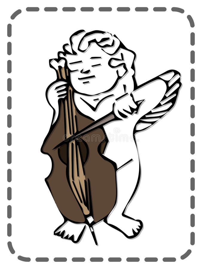 Child Playing Cello Stock Illustrations – 217 Child Playing Cello Stock ...