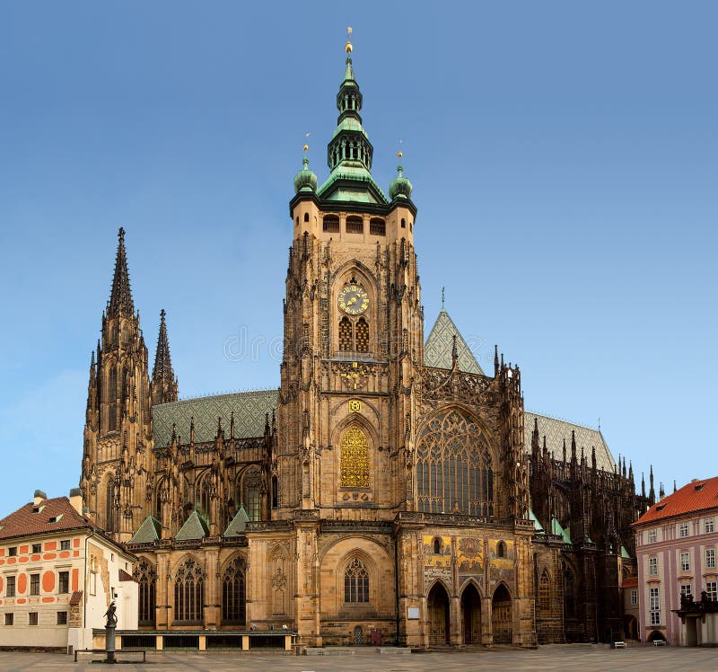 St. Vitus cathedral stock photo. Image of exterior, educational - 28471314