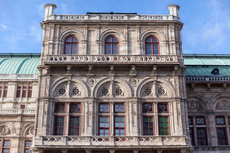 Staatsoper - Vienna State Opera Stock Image - Image of facade, opera ...