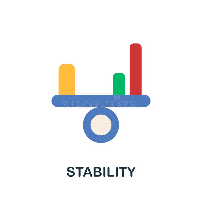 Stability Icon. Stability Concept Symbol Design, Vector Illustra Stock ...