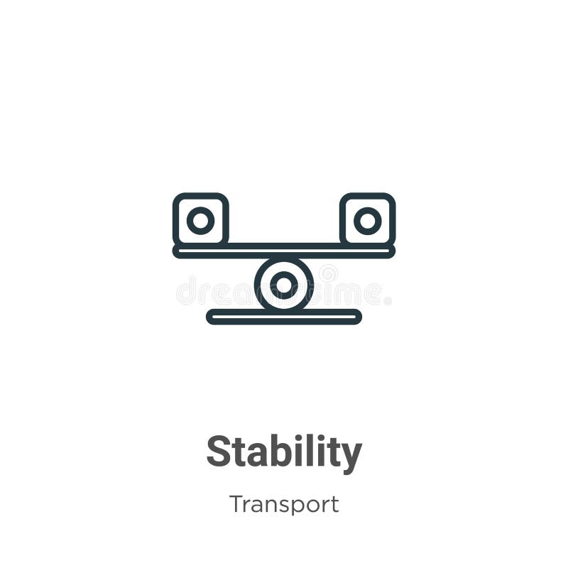 Outline Measuring Success Vector Icon. Isolated Black Simple Line ...