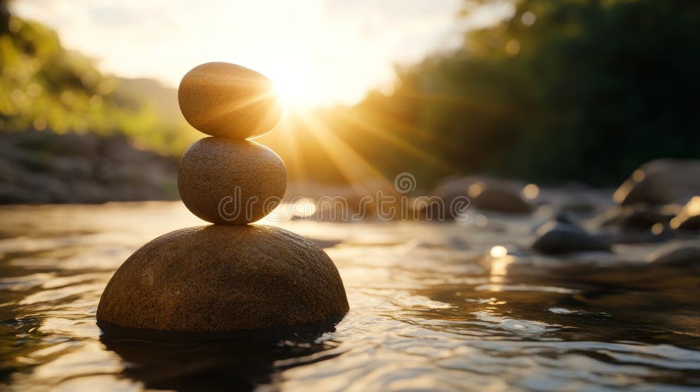 The Stability of the Stack Relies on Each Stone Being Carefully Placed ...