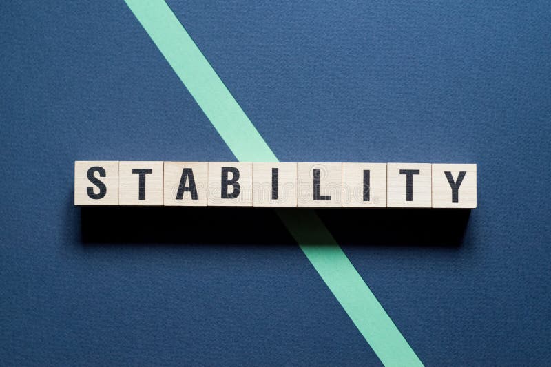 Word Stability stock image. Image of abstract, detail - 29040779