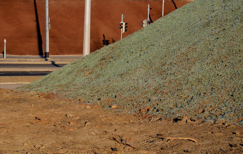 Stabilization of Slopes by Hydro Sowing. a Mixture of Wood Pulp and ...