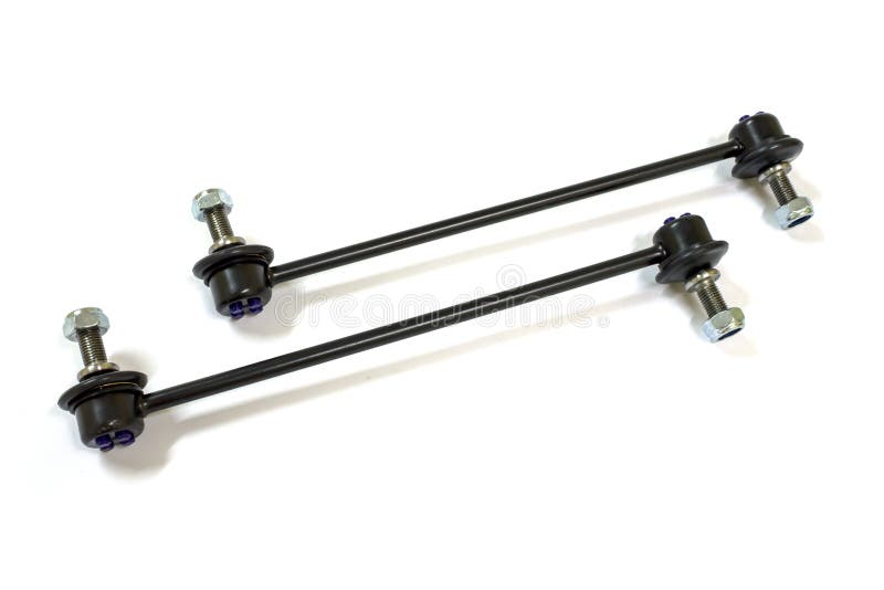 Stabilizer Control Link for Japanese Car on White Background, Isolated ...