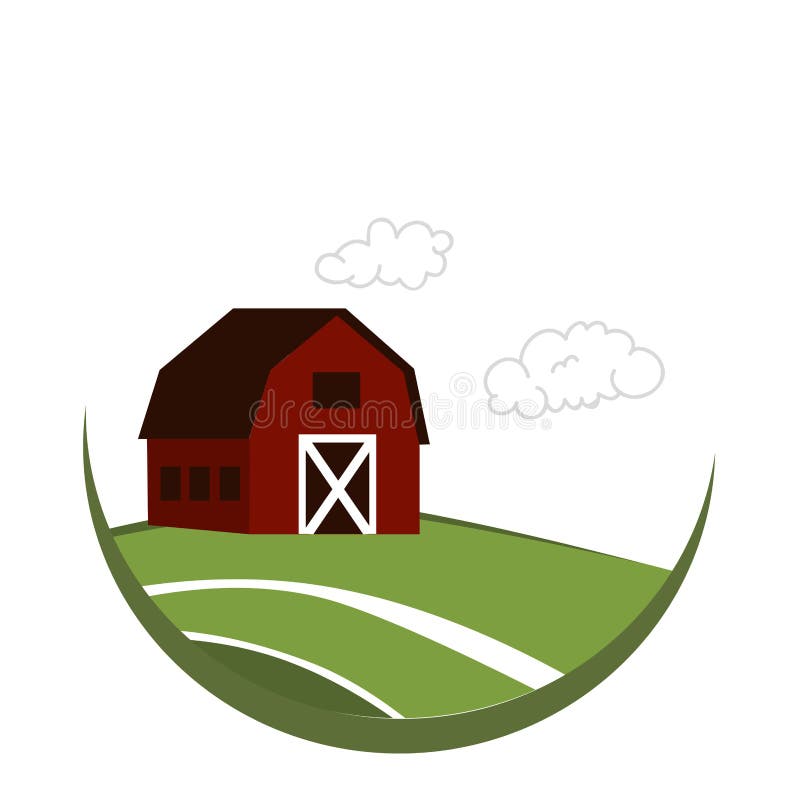 Stable building farm icon stock vector. Illustration of symbol - 85925780