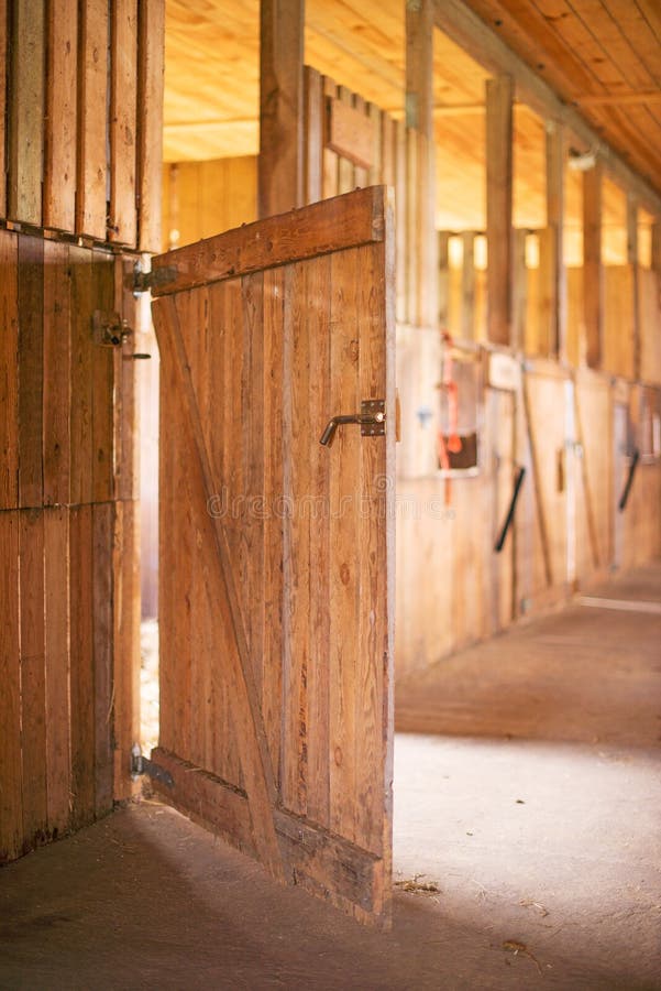 Horse stable stock photo. Image of ranch, sand, outdoors - 52439462