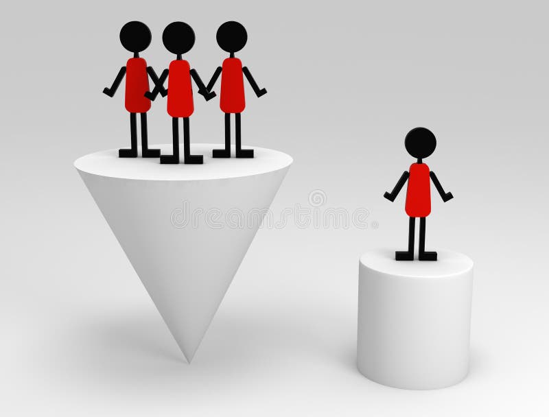 Stable and unstable stock illustration. Illustration of symbol - 240947089