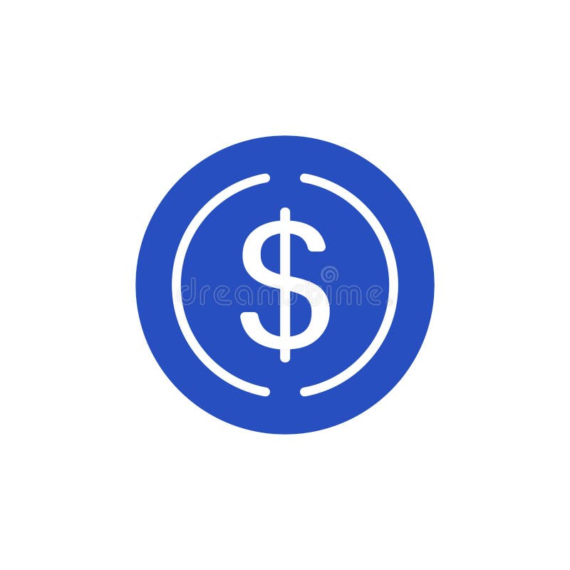 Stablecoin USD Coin. USDC Vector Icon Editorial Stock Photo ...