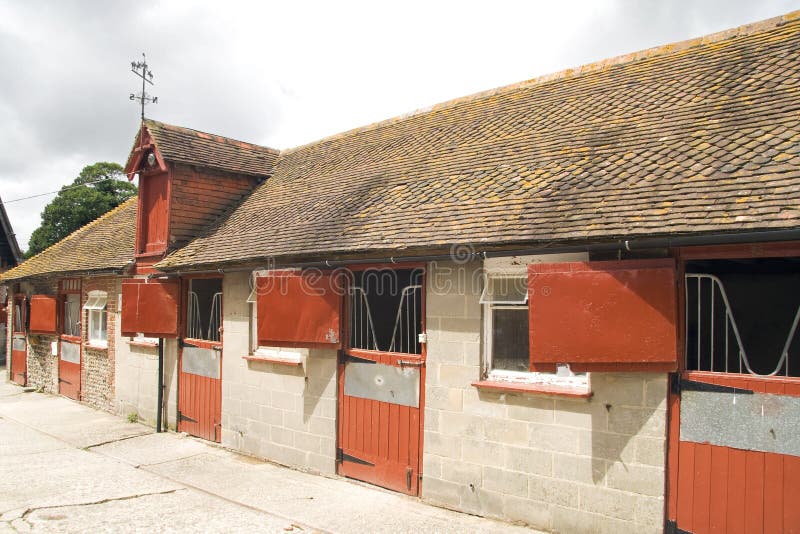 Luxury stables stock photo. Image of pretty, yard, ireland - 15633868