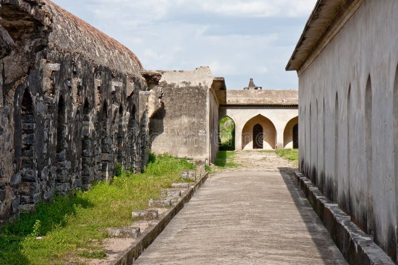 Gingee Fort Ruins stock image. Image of rock, aged, broken - 11061983