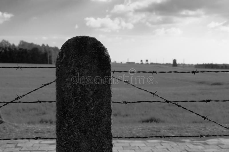 Drahtzaun Im Auschwitz-Konzentrationslager Redaktionelles ...
