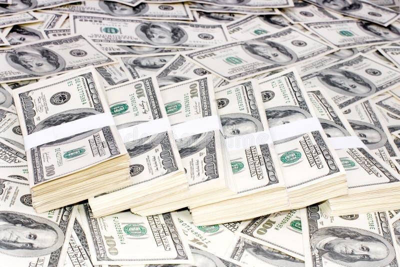 Stack of $100 bills stock image. Image of mint, abundance - 15784775
