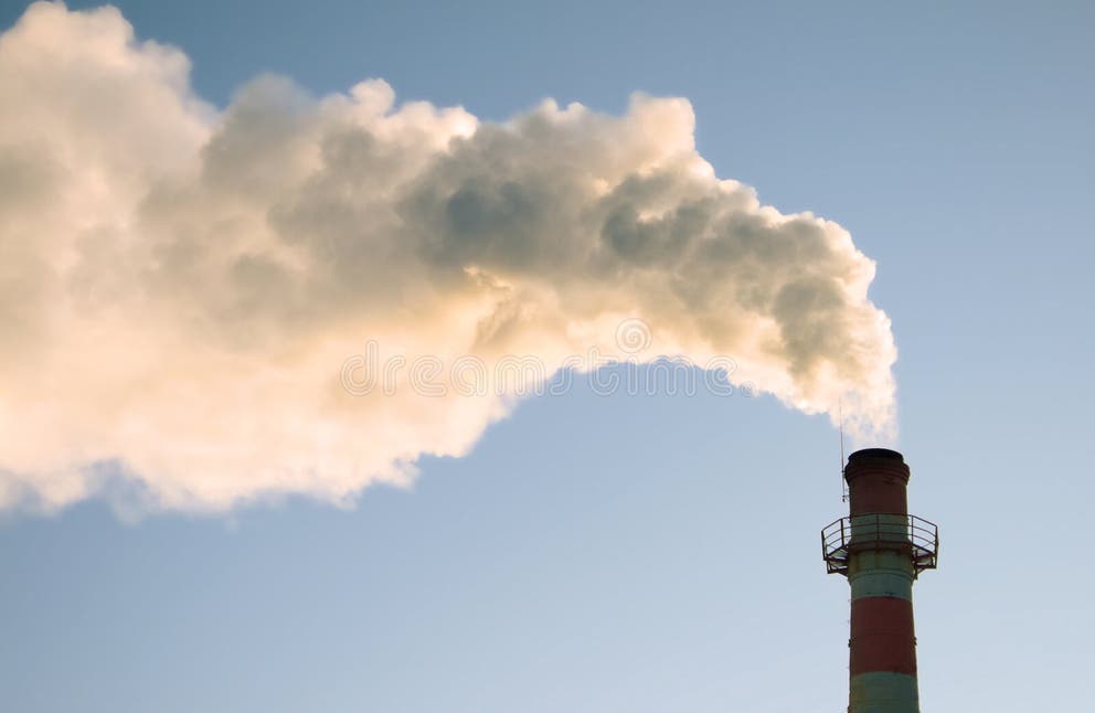 Stack stock photo. Image of atmosphere, industrial, fume - 12148678