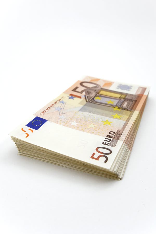 Stack of Euro bills stock photo. Image of finance, paying - 18616918
