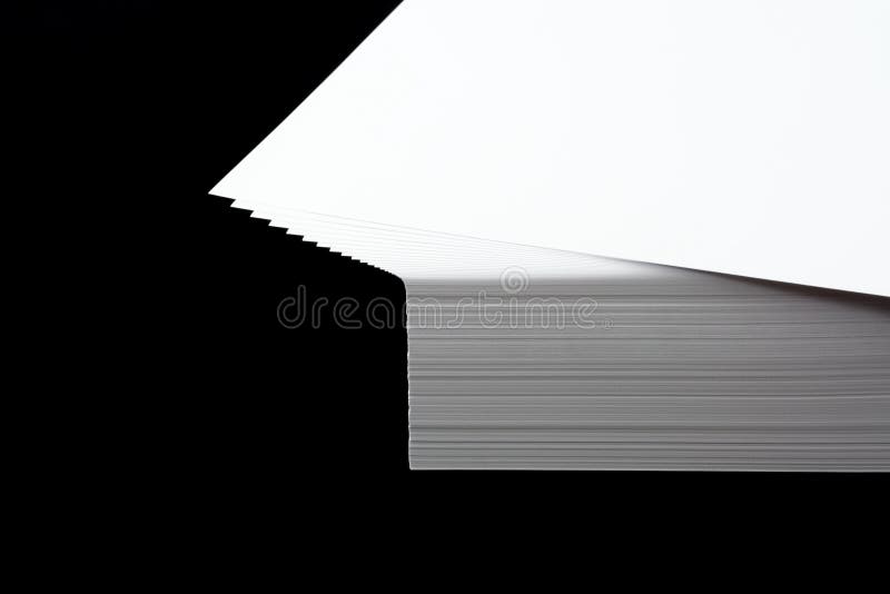 Stack of A4 paper stock photo. Image of leaf, supplies - 1344140