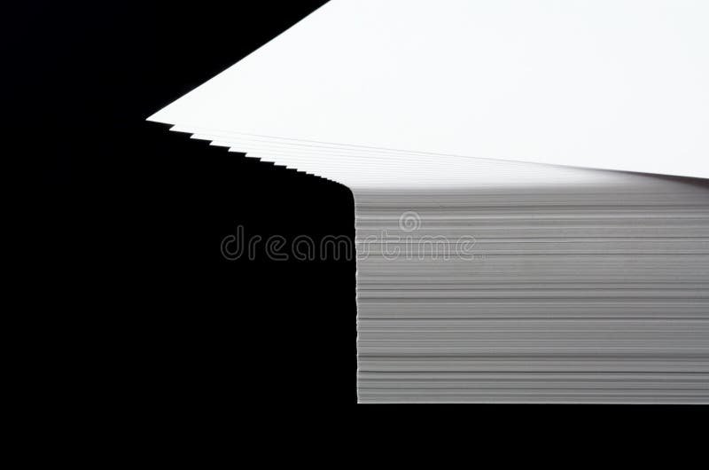 Stack of A4 paper stock image. Image of leaf, stack, business - 1344145