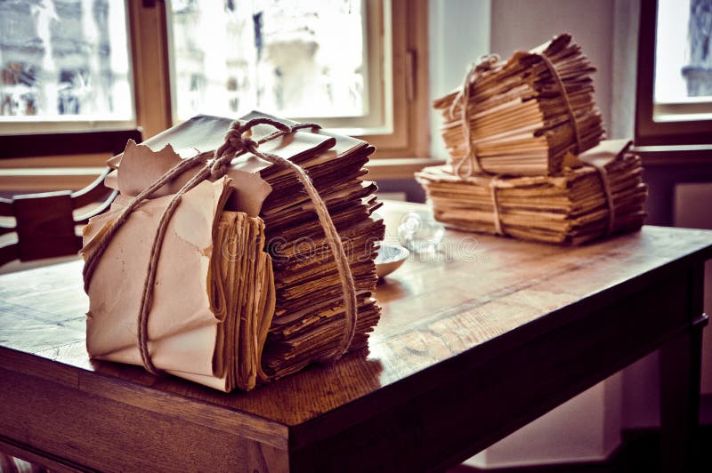 Horizontal Stack Of Letters Stock Photo - Image of stack, mail: 13754338