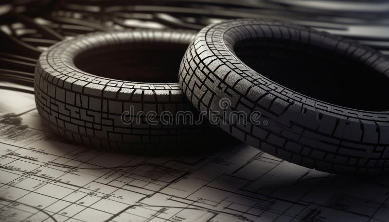 Stack of Alloy Wheels in Auto Repair Shop for Vehicle Service Generated ...