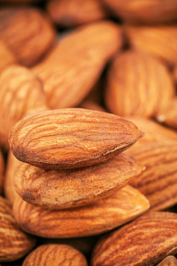 Ripe almonds texture stock photo. Image of healthy, delicious - 84743750