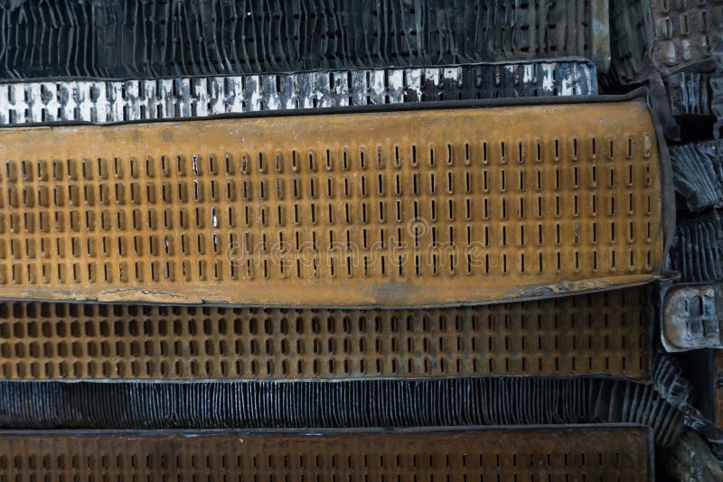 Stack of Aluminum from Car Parts. Stock Image - Image of consume ...