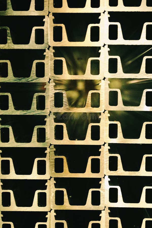 Stack of aluminum casting stock image. Image of construction - 82384241