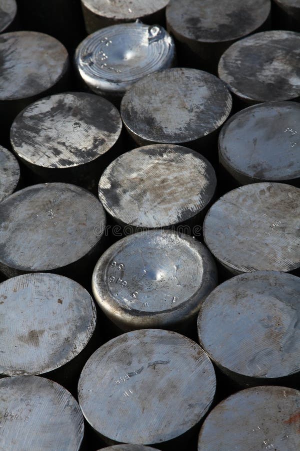 Stack Of Aluminum Structural Profiles Stock Photo - Image of ferrous ...