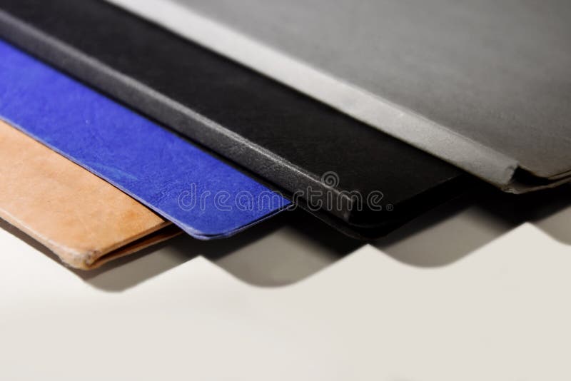 Stack of application files stock image. Image of invitation - 228202117