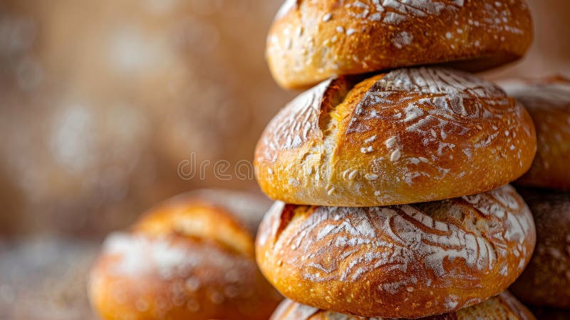 Stack Artisan Sourdough Bread Loaves Stock Photos - Free & Royalty-Free ...