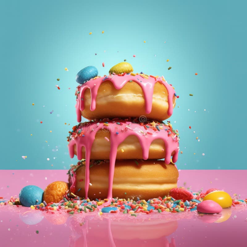 Cartoon Donut Stack Stock Illustrations – 102 Cartoon Donut Stack Stock ...