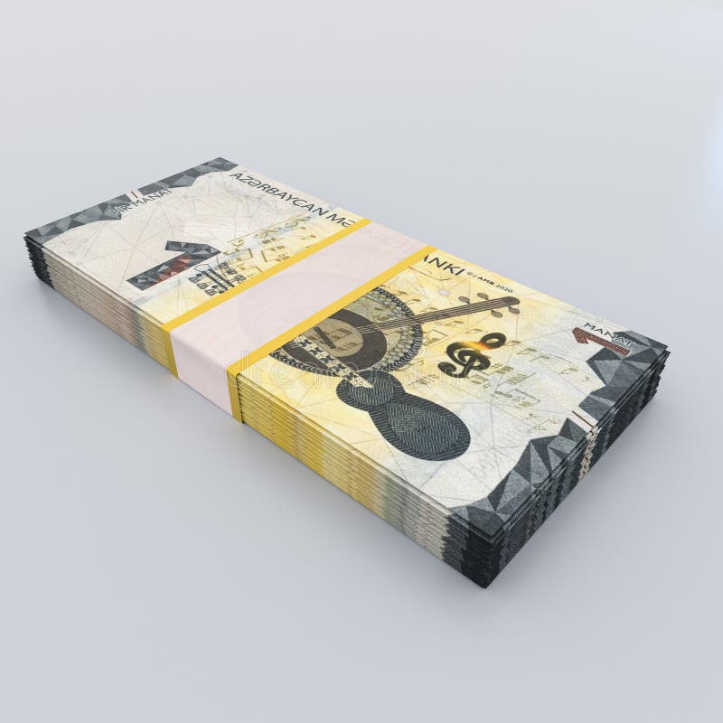 New 1 Manat Notes Stock Illustrations – 1 New 1 Manat Notes Stock ...