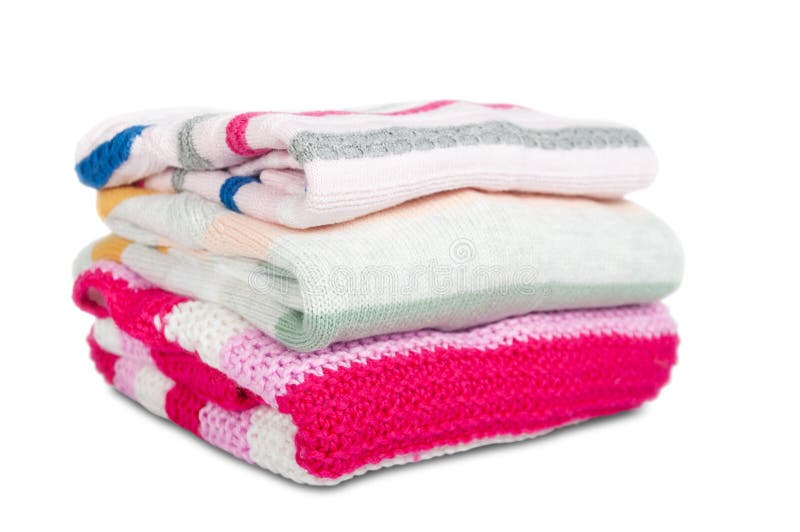 A stack of baby clothes stock image. Image of blue, sweet - 26134277