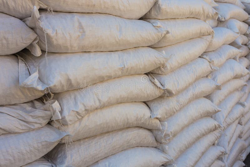 The stack of bags stock photo. Image of food, factory - 79213332