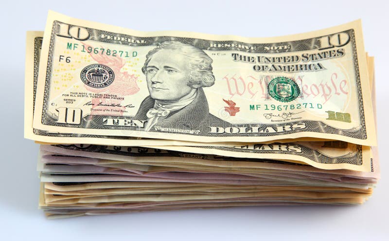 Stack of Banknotes stock photo. Image of cash, abundance - 10048274