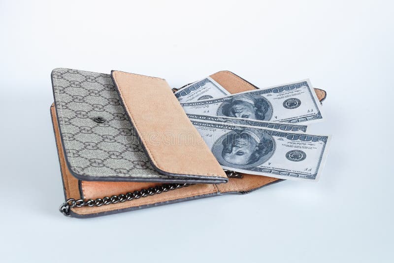 Stack of Banknotes in Leather Stock Photo - Image of banknotes, fortune ...